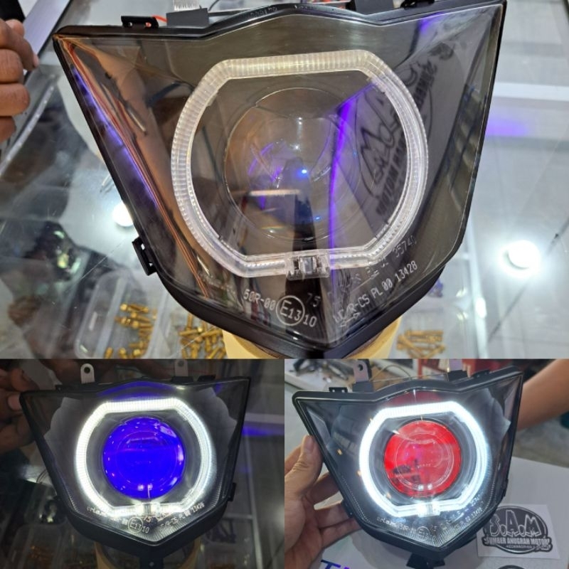 Jual Lampu Biled Set Pnp Wr Wr155 Headlamp Reflektor Original