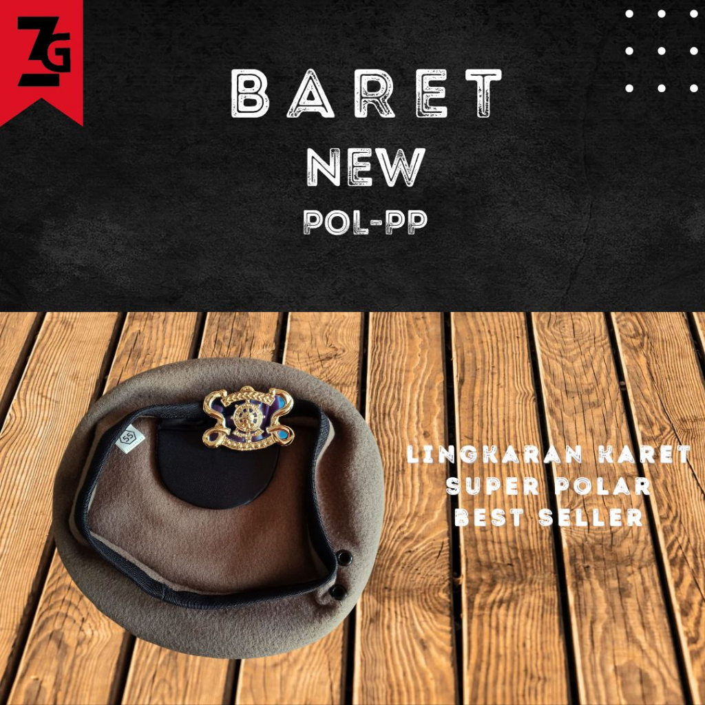 Jual Baret Satpol PP Satu Set SUPER POLAR Dengan Emblem Pol PP | Shopee ...