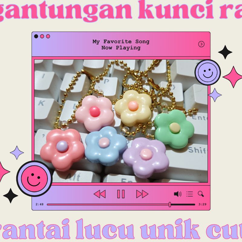 Jual Rantai Cantelan Binder Lucu Random Ganci | Shopee Indonesia