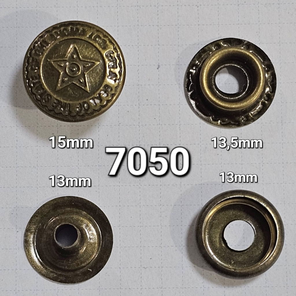 Jual Kancing Jepret Besi 7050/201 @5 gros 15mm/1,5cm Kancing Cetet/Snap ...