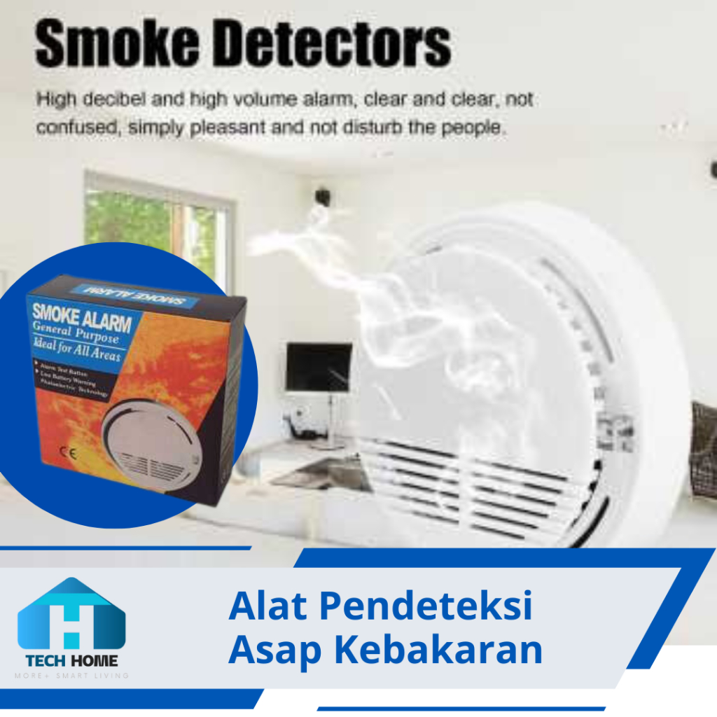 Jual Baichuan Smoke Detector - Alat Pendeteksi Asap Kebakaran 85dB ...
