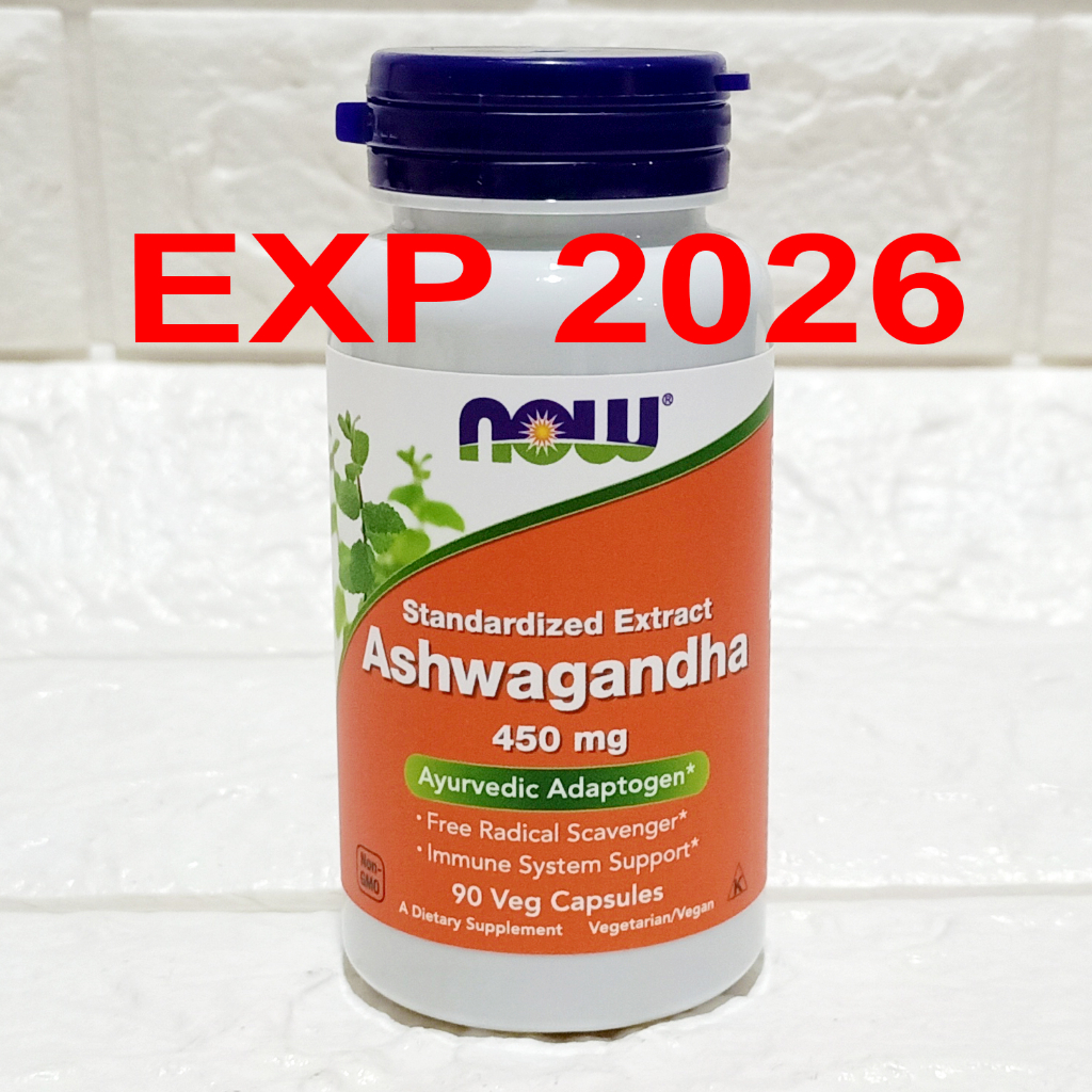 Jual Now Foods Ashwagandha Standardized Extract 450 Mg 90 Veg Capsules