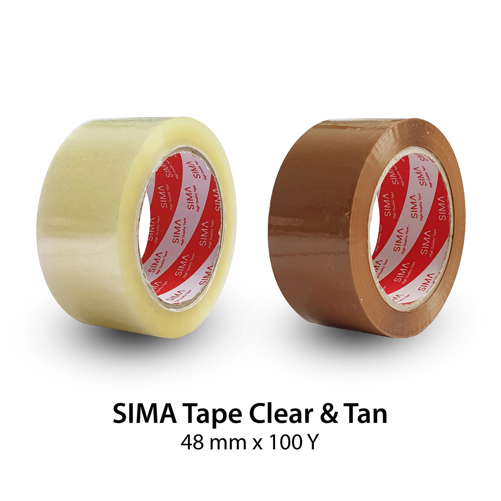 Jual Lakban OPP Sima 48 mm x 100 Yards Bening Coklat Selotip 2" Clear ...