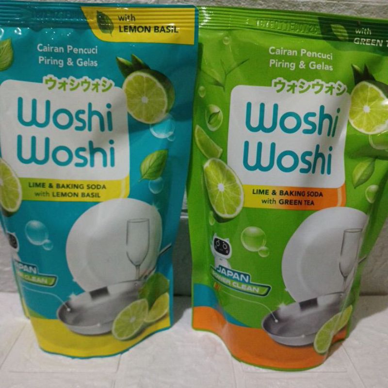 Jual WOSHI WOSHI CAIRAN PENCUCI PIRING & GELAS 600ML | Shopee Indonesia