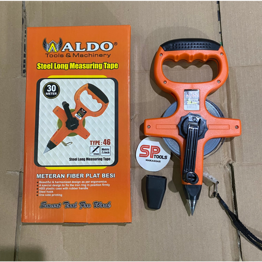 Jual METERAN ROLL / METER ROLL GULUNG JALAN 30 METER 30M FIBER PLAT ...