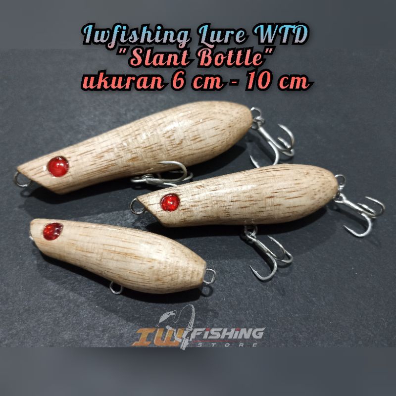 Jual Lure pensil pencil wtd top water 6 cm, 7 cm, 8 cm, 9 cm dan 10 cm Handmade bahan kayu warna ...