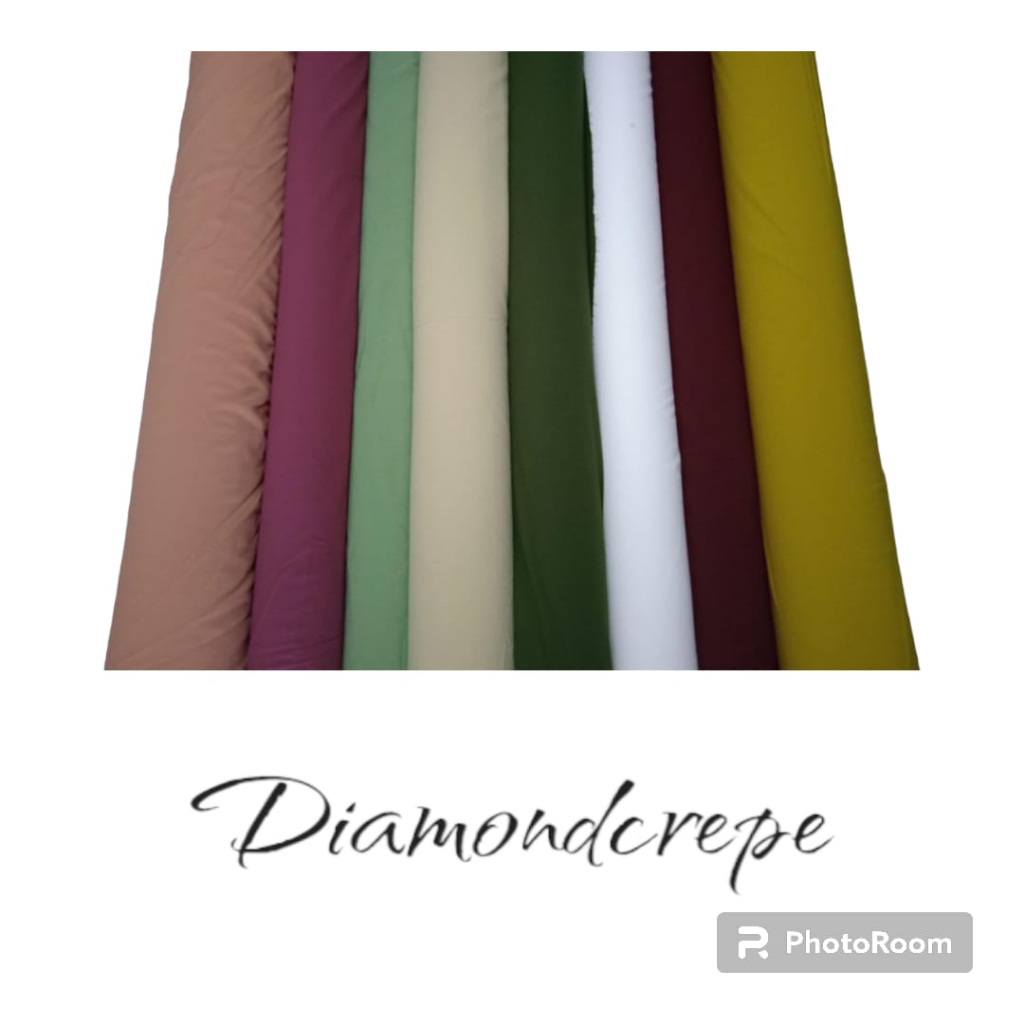 Jual (0,5 Meter) KAIN DIAMOND CREPE PREMIUM | KAIN DIAMOND CREPE ...