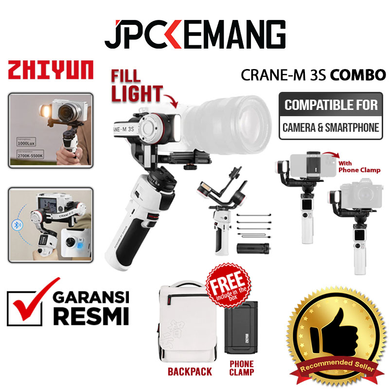 Jual Zhiyun Crane M3S Combo Gimbal Stabilizer Kamera M 3S M3 S Combo ...