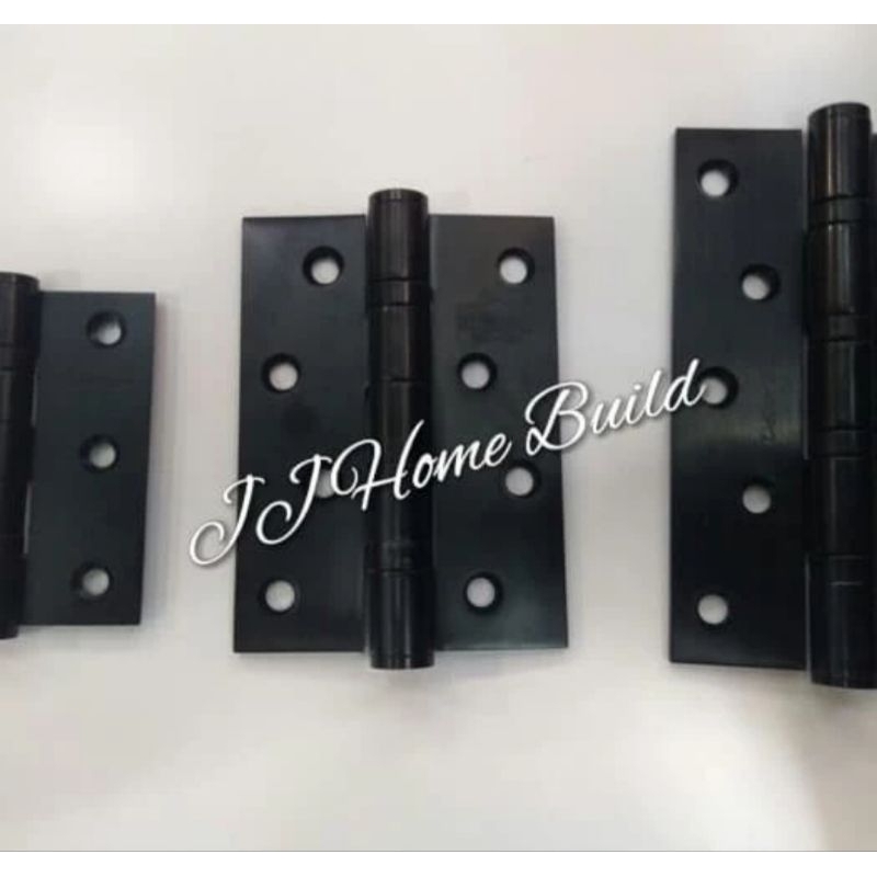 Jual Engsel Dekson Hitam 4"x3"x3mmx2BB Deluxe Stainless SUS 304/ Matt ...