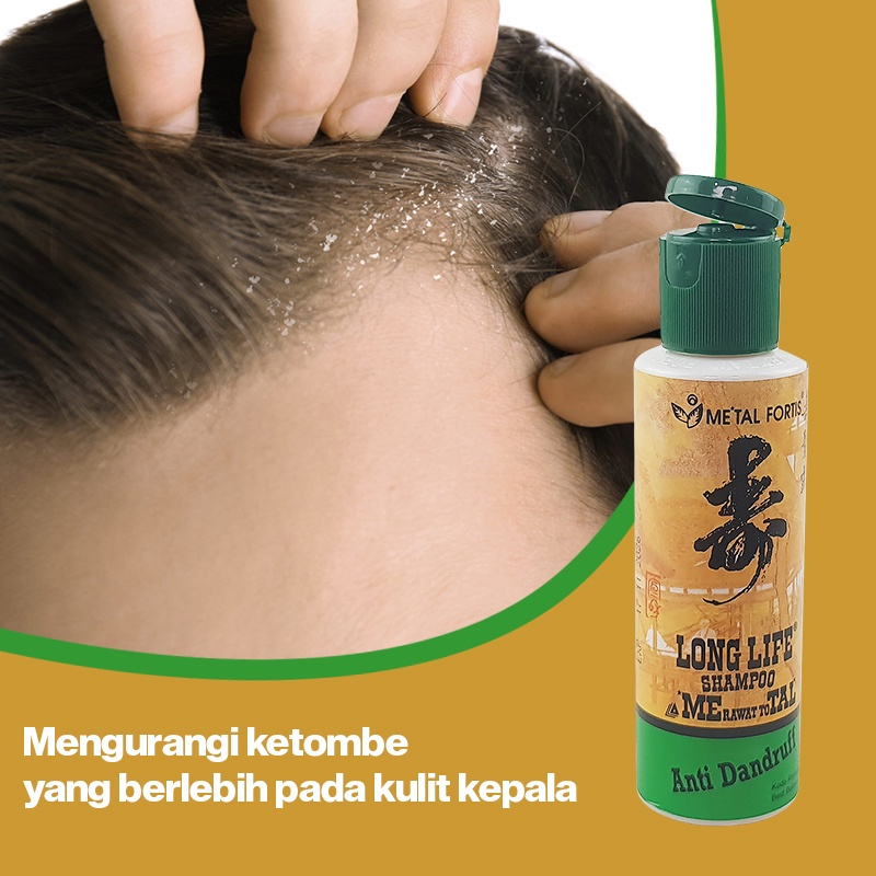 Jual METAL FORTIS Shampo Metal 200 ML Anti Dandruff Long Life Shampoo ...