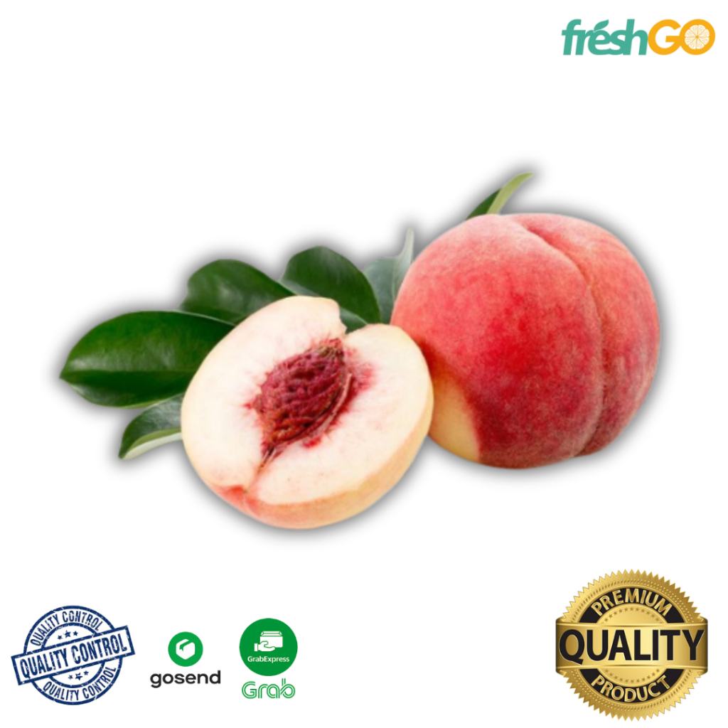 Jual Buah Peach Persik White Fresh Go | Shopee Indonesia