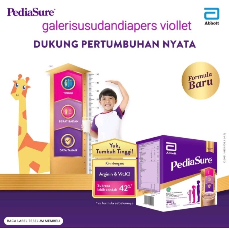 Jual Pediasure Triplesure Coklat 900gr | Shopee Indonesia