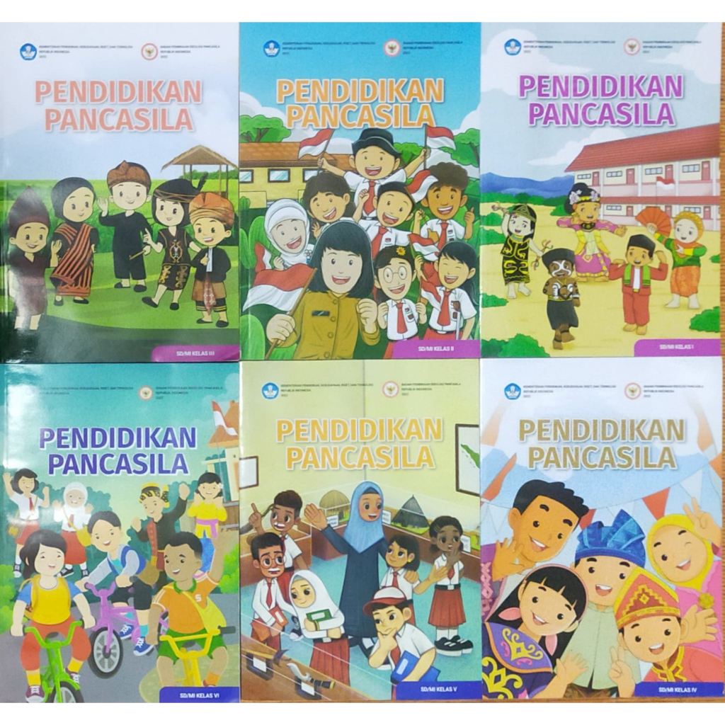 Jual Buku Pendidikan Pancasila kelas 1 2 3 4 5 6 Dikbud Kurikulum Merdeka Buku Siswa HARGA ...