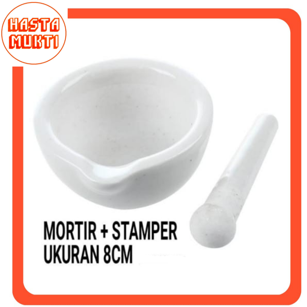 Jual Mortal Stamper / Penumbuk Obat diameter 8cm | Shopee Indonesia