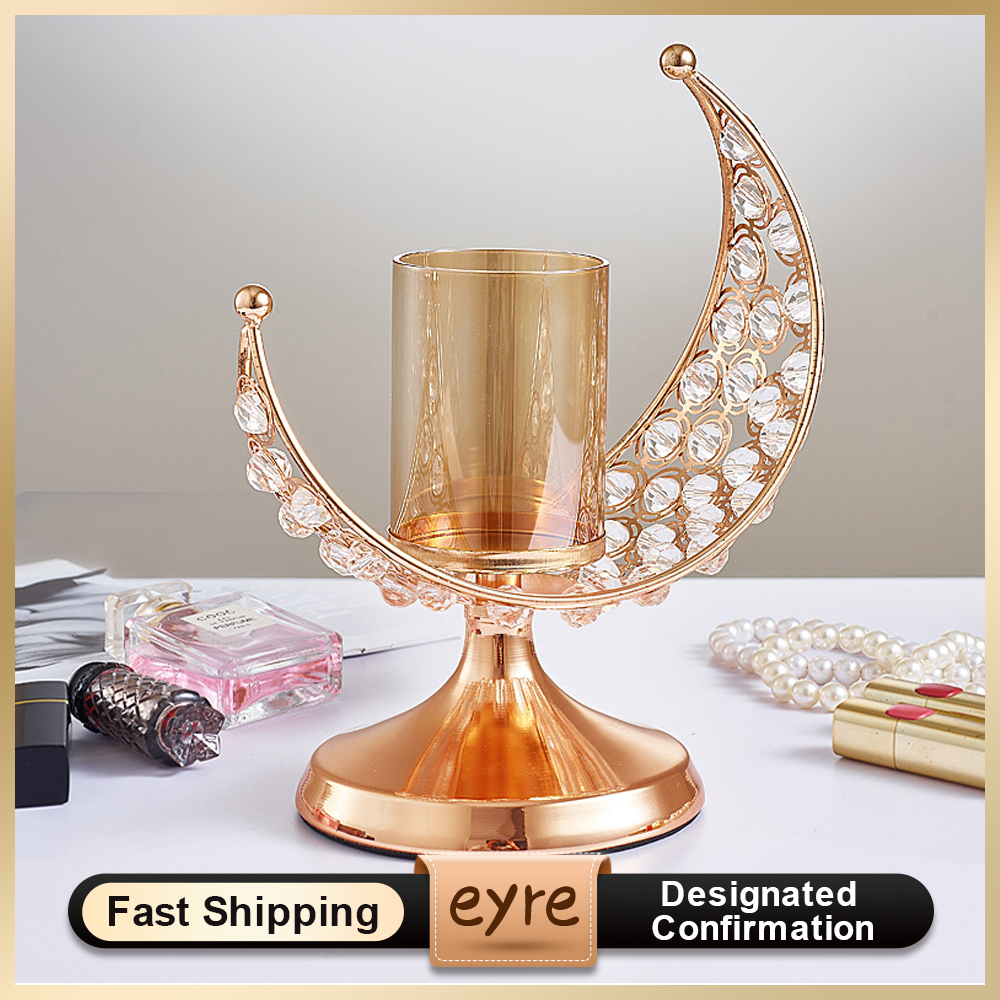 Jual Eyre Tempat Lilin Rumah Kristal Baru Tempat Lilin Malam Meja Lilin ...