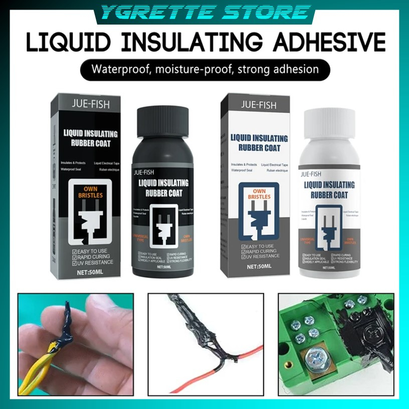 Jual YGRETTE - SYNID JUE-FISH Lem Kabel Listrik Liquid Insulating ...