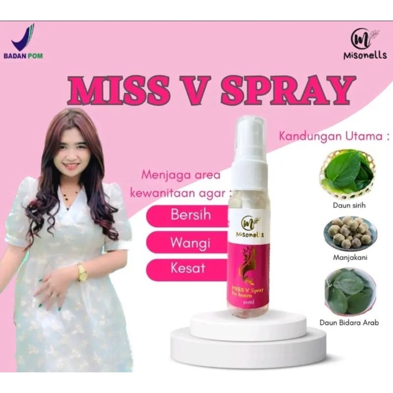 Jual MISS V SPRAY MISONELLS INEM DASTER PEWANGI MISS V FREE GIFT ...