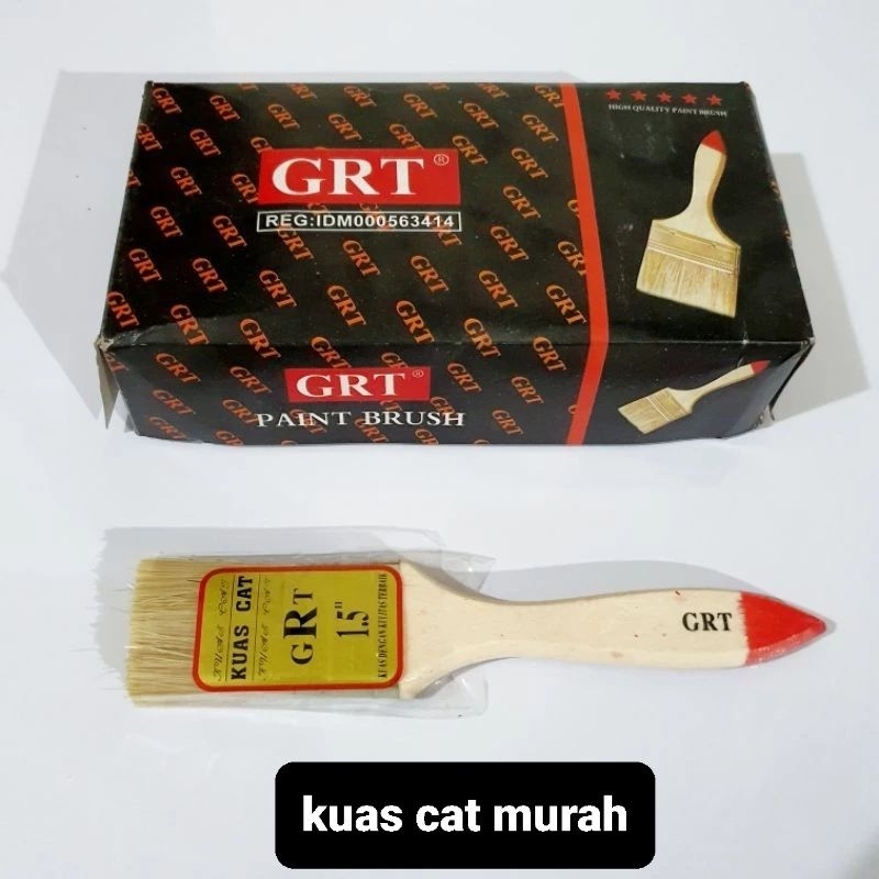 Jual Kuas Cat Kuat cat tembok kayu besi Kuas Cat Murah Kuas Cat 1,5 ...