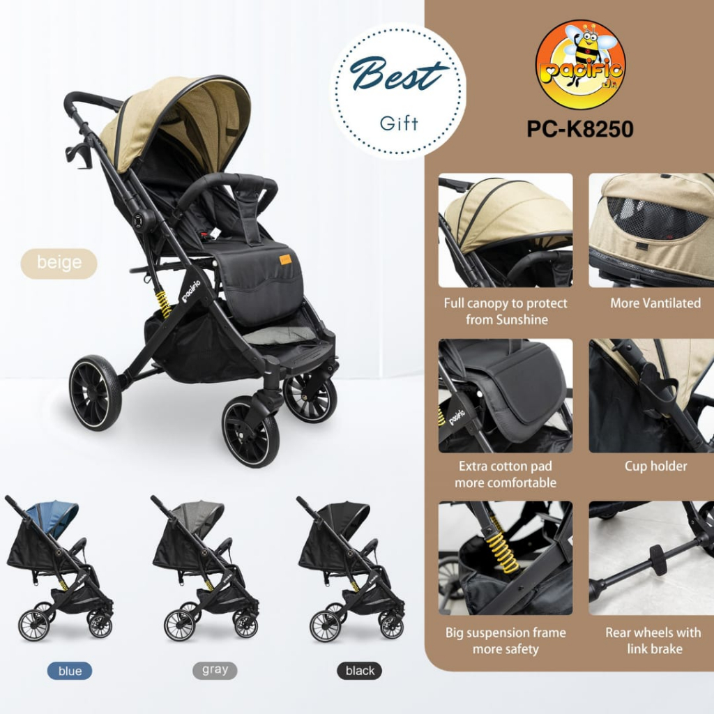 Jual BABY STROLLER PACIFIC PC-K8250 | Shopee Indonesia