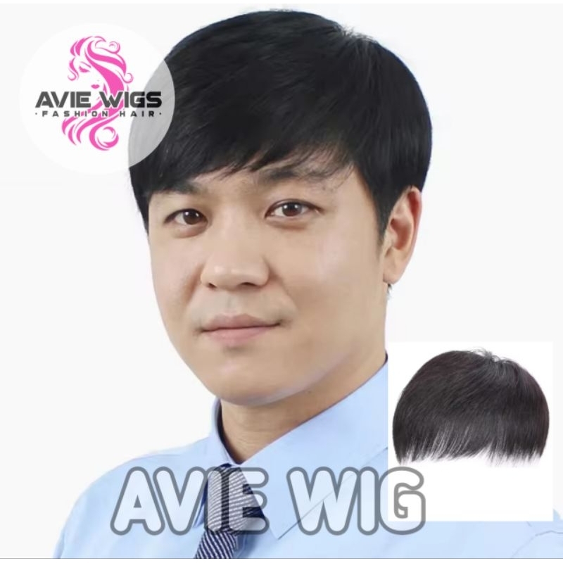 Jual Wig Toupee Penutup Rambut Botak Pria Model Korea | Shopee Indonesia