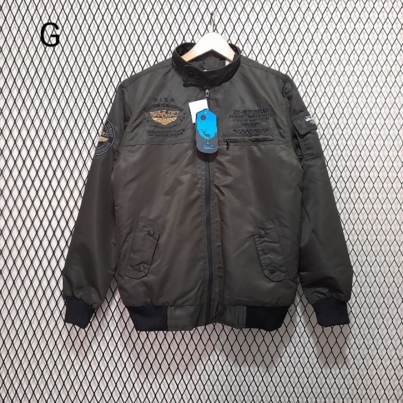 Jual mantel jaket bomber kicksoogar original pria dewasa motip | Shopee ...