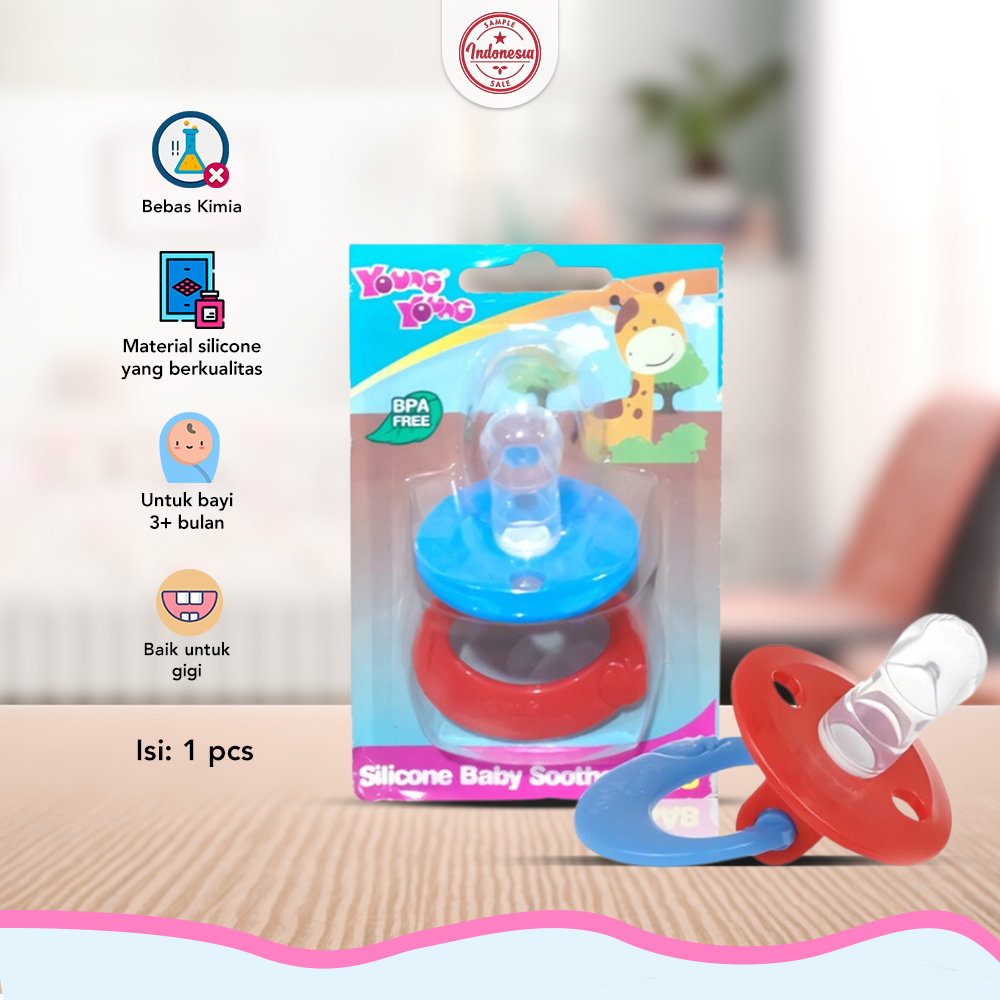 Jual Dot Empeng Bayi Usia 3 Bulan Keatas BPA Free Bebas Bahan Kimia ...