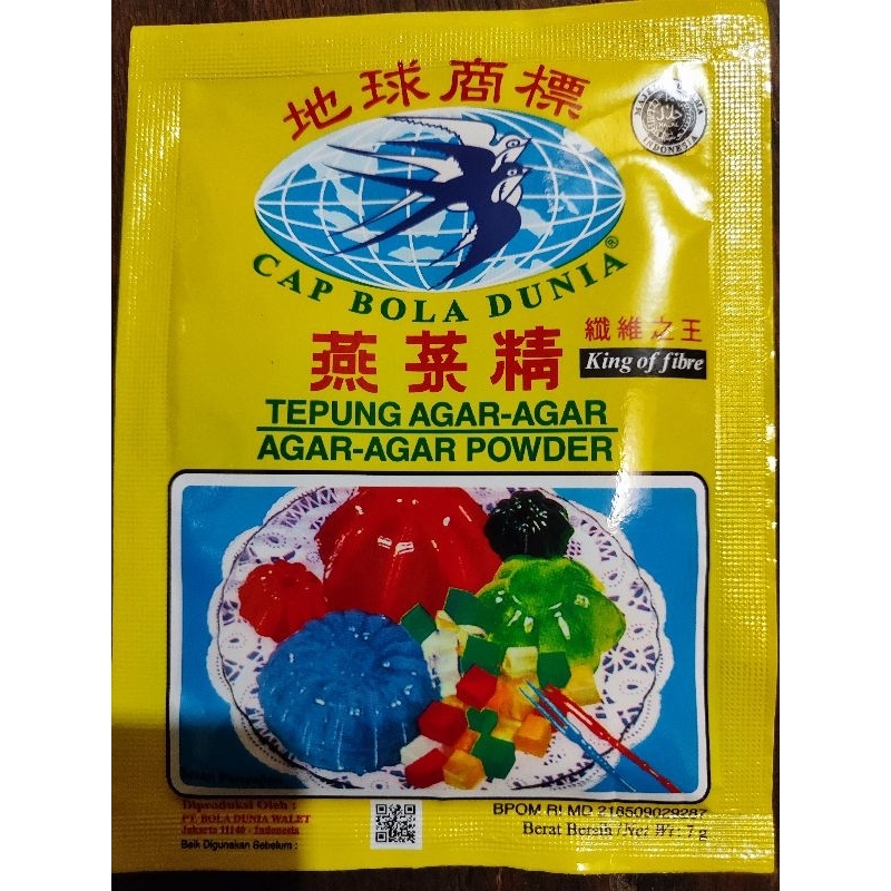 Jual Agar Agar cap bola dunia | Shopee Indonesia