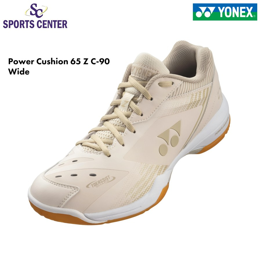 Jual Sepatu Badminton Yonex Power Cushion 65 Z C-90 SHB65Z3CWE / SHB 65 Z3 Wide Natural | Shopee ...