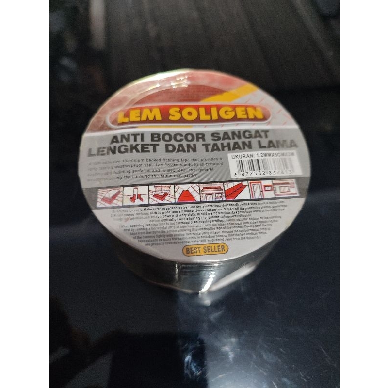 Jual Lem Seng/ Lem Anti Bocor SOLIGEN panjang 3 meter | Shopee Indonesia