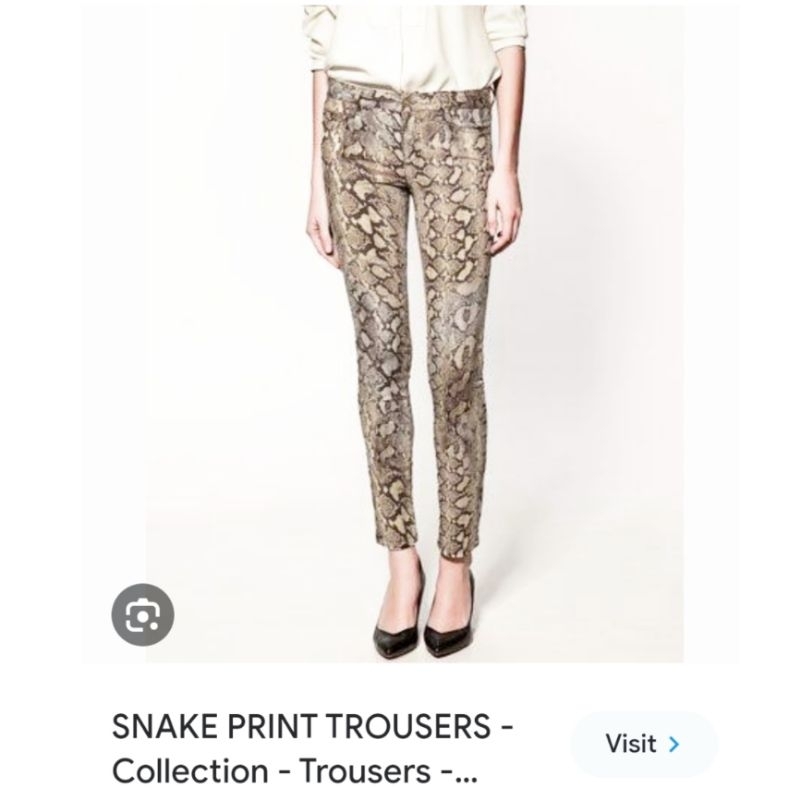 Jual Celana jegging snake skin (motif ular) | Shopee Indonesia