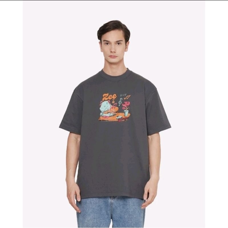 Jual Erigo T-Shirt Oversize | JKT48 Zee Grey | Shopee Indonesia