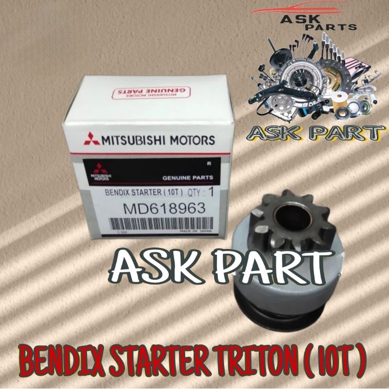 Jual GIGI BENDIX STARTER BENDIK STATER MITSUBISHI TRITON L200 STRADA ...