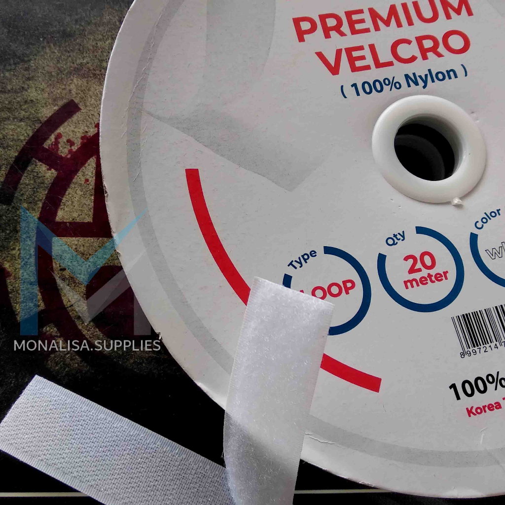 Jual Velcro Warna Putih / Perekat Kain / Nylon Kretekan Prepetan Ukuran ...