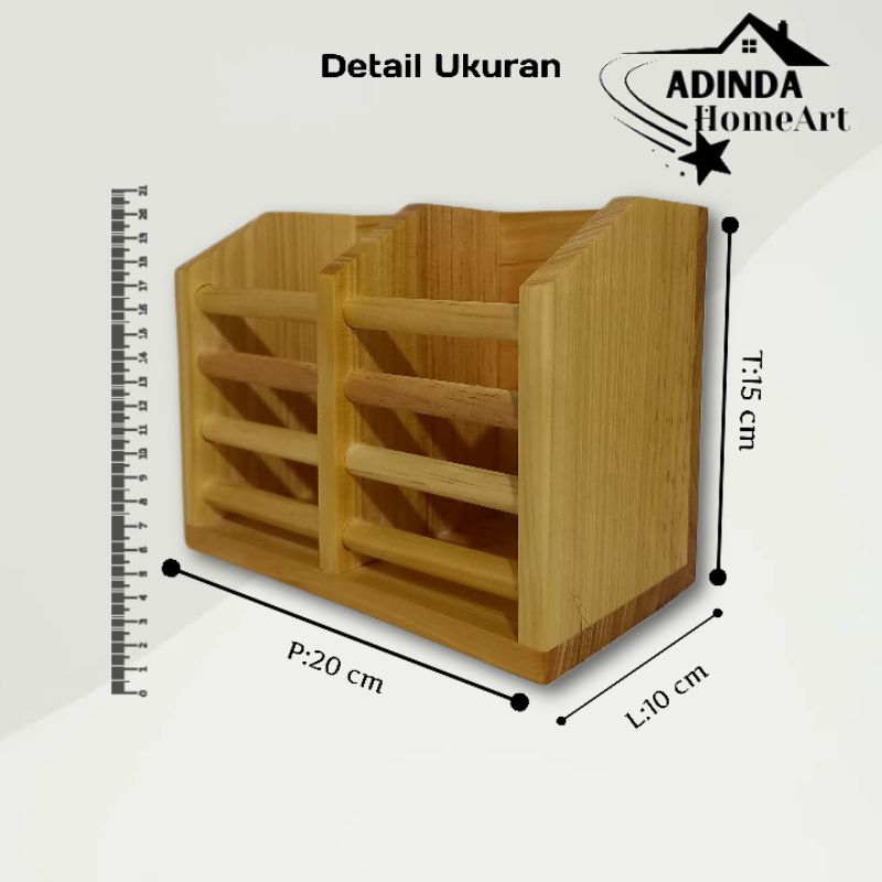 Jual Rak Sendok Double | Tempat Sendok Garpu | Tempat Alat Tulis ...