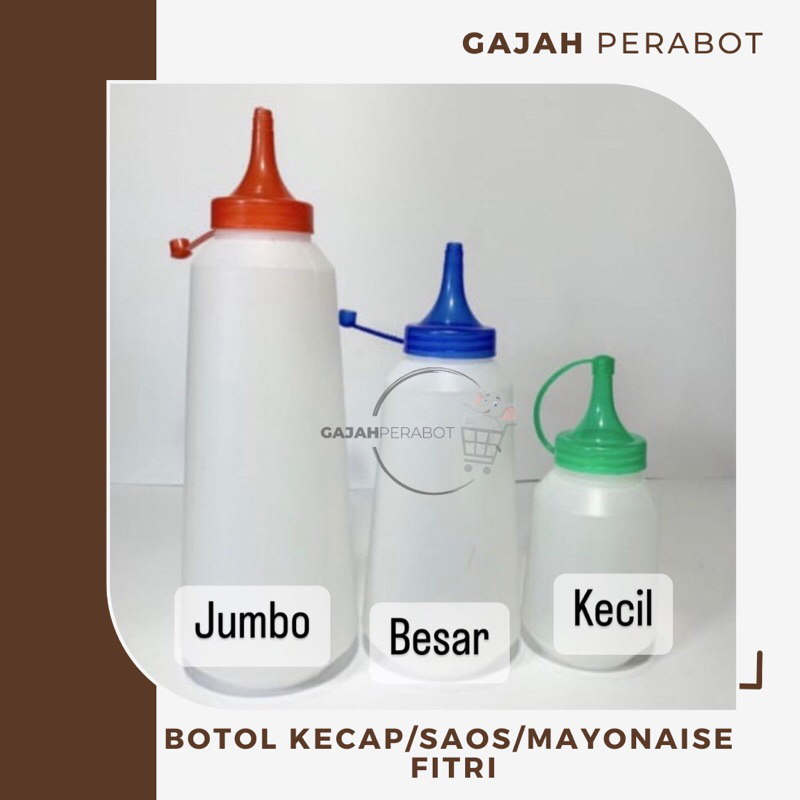 Jual Botol kecap Plastik / Botol mayonaise / Botol Saos Plastik ukuran ...