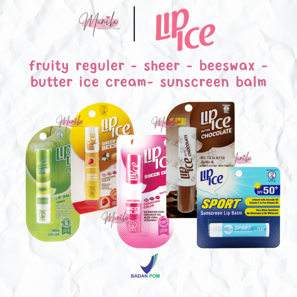Jual Lip Ice Sport Sunscreen Balm / Fruity SPF 50 Lemon Cherry ...