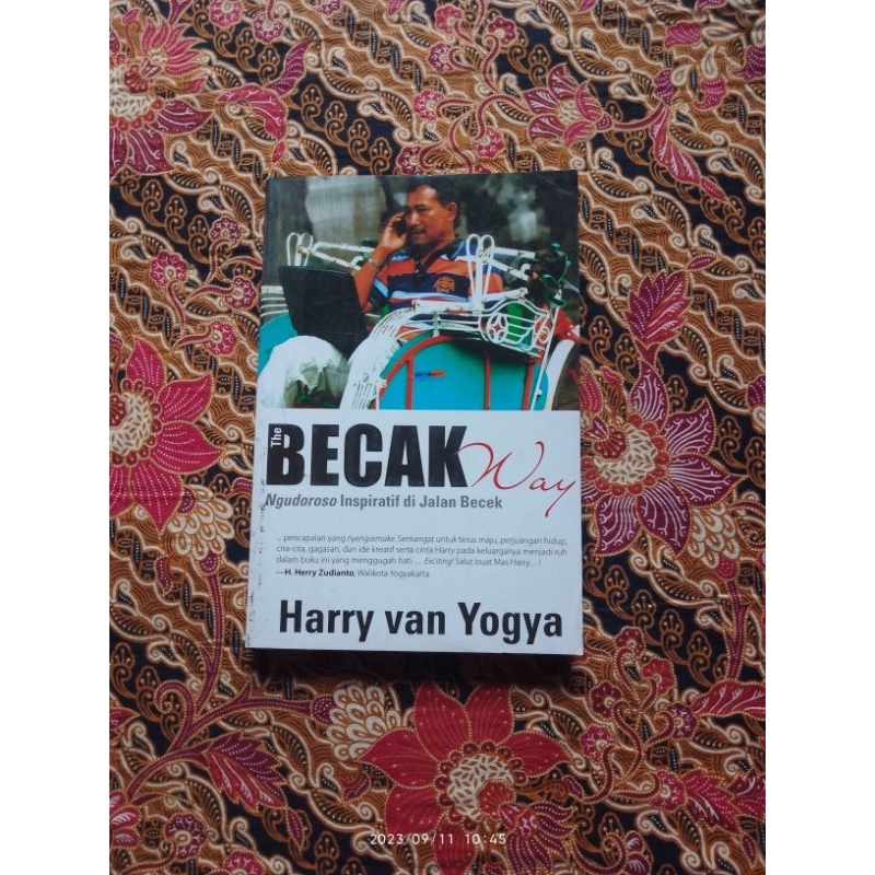 Jual Buku Motivasi, THE BECAK Way Ngudoroso Inspiratif di jalan Becek ...