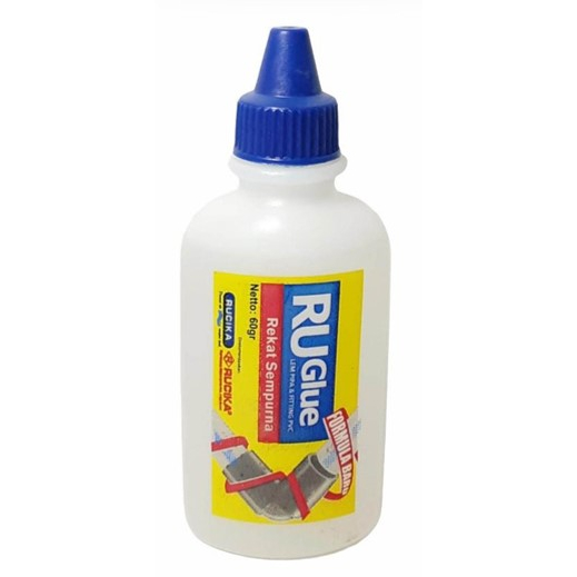 Jual Lem PVC Ru glue Rucika 60 Gr - Lem Botol | Shopee Indonesia