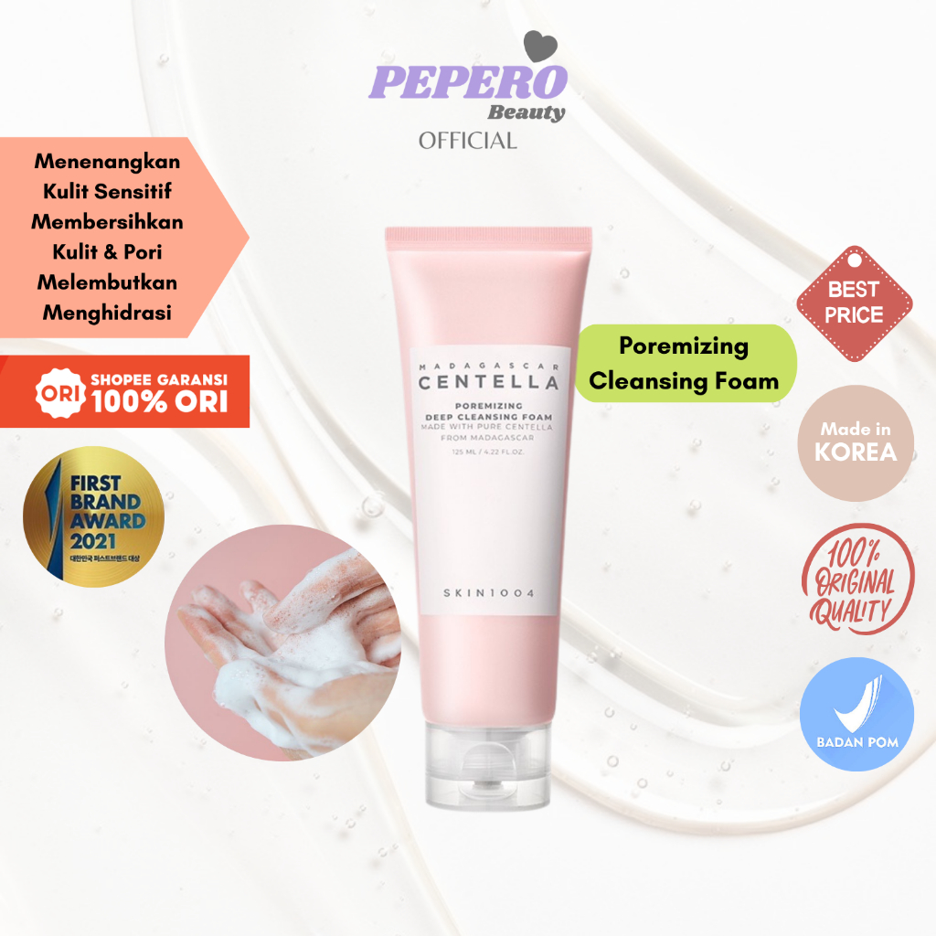 Jual SKIN1004 MADAGASCAR Centella Poremizing Deep Cleansing Foam 125ml ...