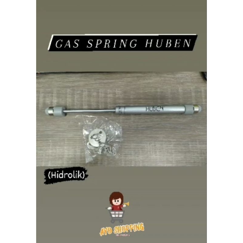 Jual Gas Spring Huben Hidrolik 100 N Panjang 27 cm 10 kg | Shopee Indonesia