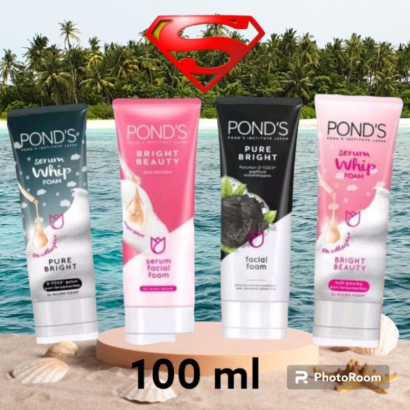Jual PONDS FACIAL FOAM 100 ML I PENCUCI MUKA | Shopee Indonesia