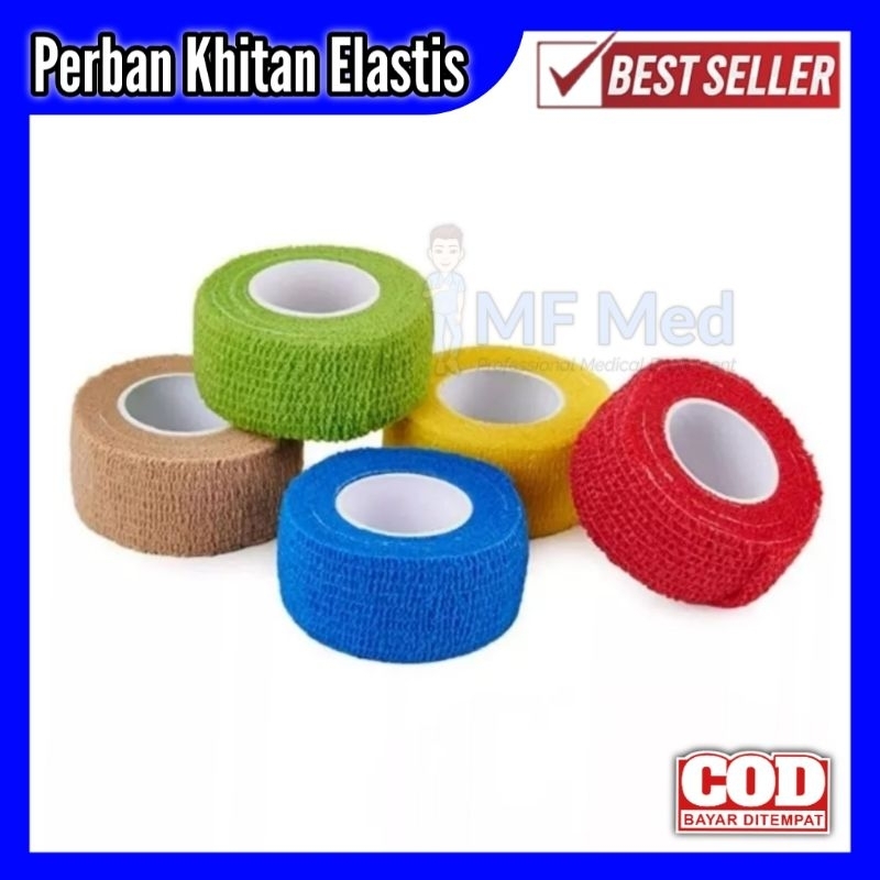 Jual Perban Khitan Elastis / Sunat Elastis Band / Verban Luka Elastis ...