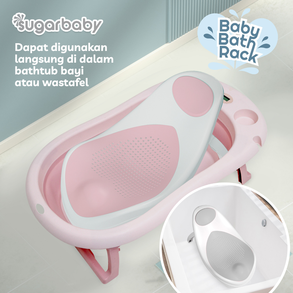 Jual Sugar Baby Bath Rack/ Alas Mandi Bayi / Baby Bather / Alas Bak ...