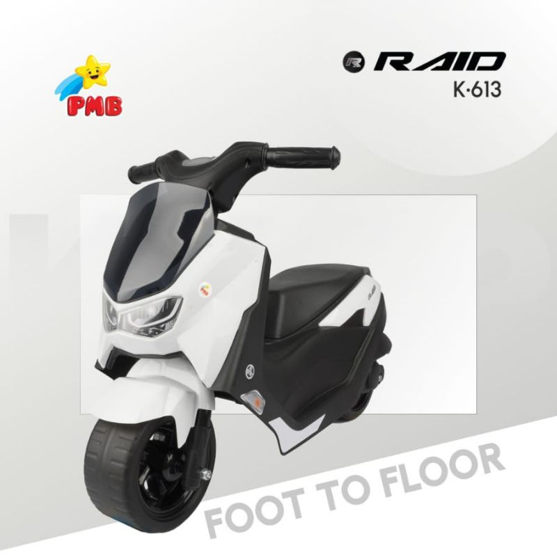 Jual Mainan Motor Anak RAID NMAX Foot to Floor TANPA AKI K613 PMB ...