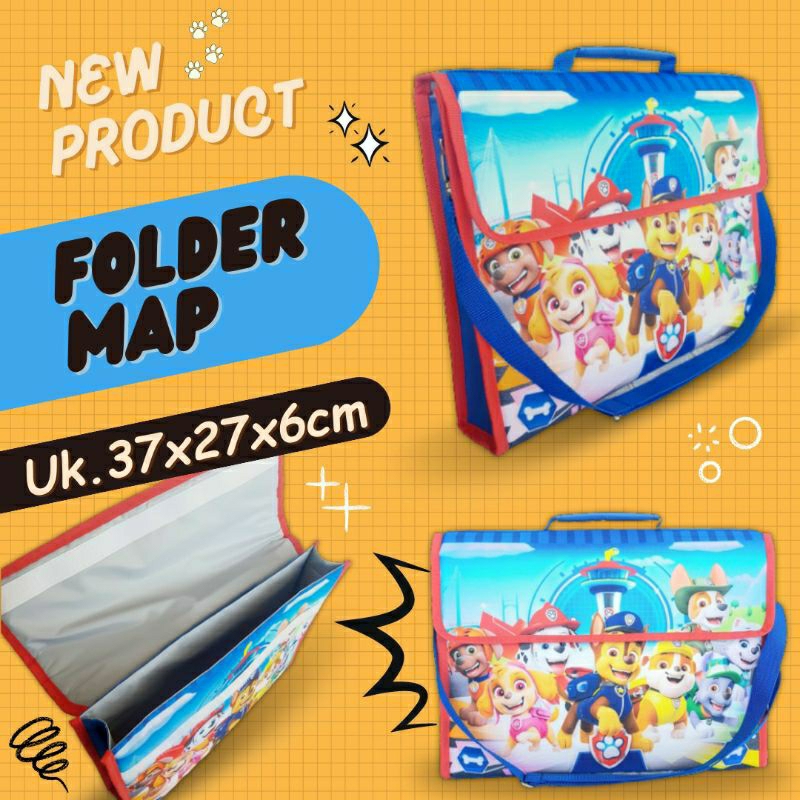 Jual FOLDER MAP CUSTOM KARAKTER ANAK Tas Les Anak Sekolah DATA BAG PRINT FOLDER BAG GOODIE BAG ...