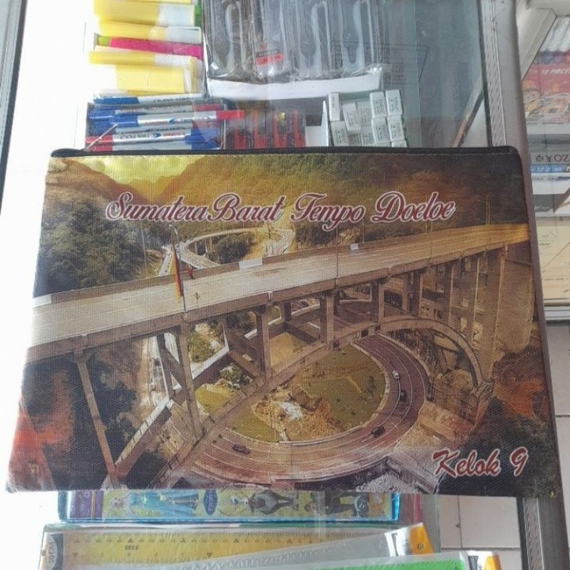 Jual map tas resleting kain dilapisi karet tebal. | Shopee Indonesia