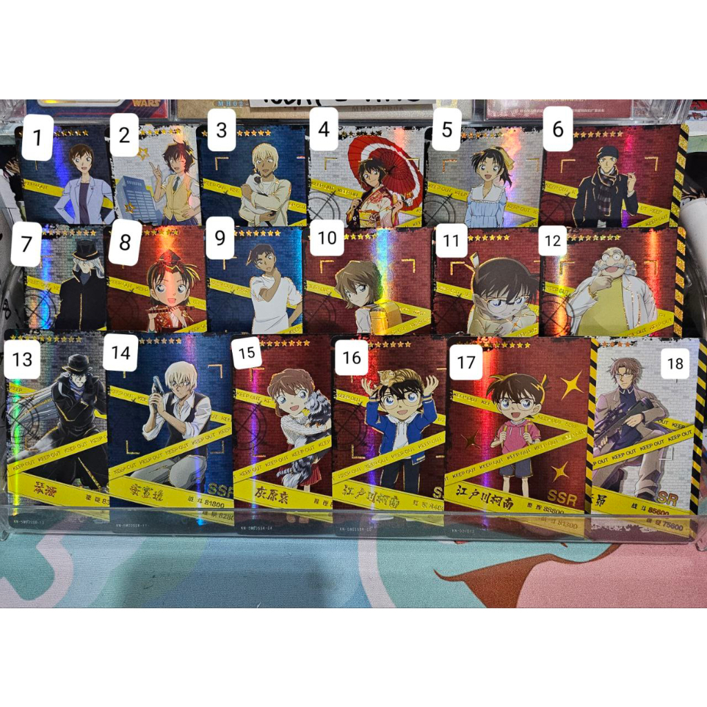 Jual Kartu Koleksi Detective Conan Card Original SSR Holo | Shuichi ...