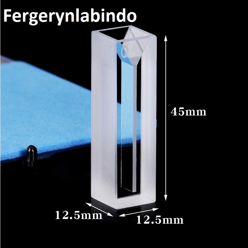 Jual Cuvette Quartz Micro lid 1050 / Kuvet Mikro Kuarsa 1050 with lid ...