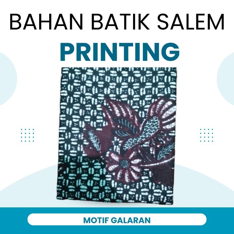 Jual BAHAN BATIK BREBESAN, BATIK SALEM MOTIF GALARAN PRINT | Shopee ...