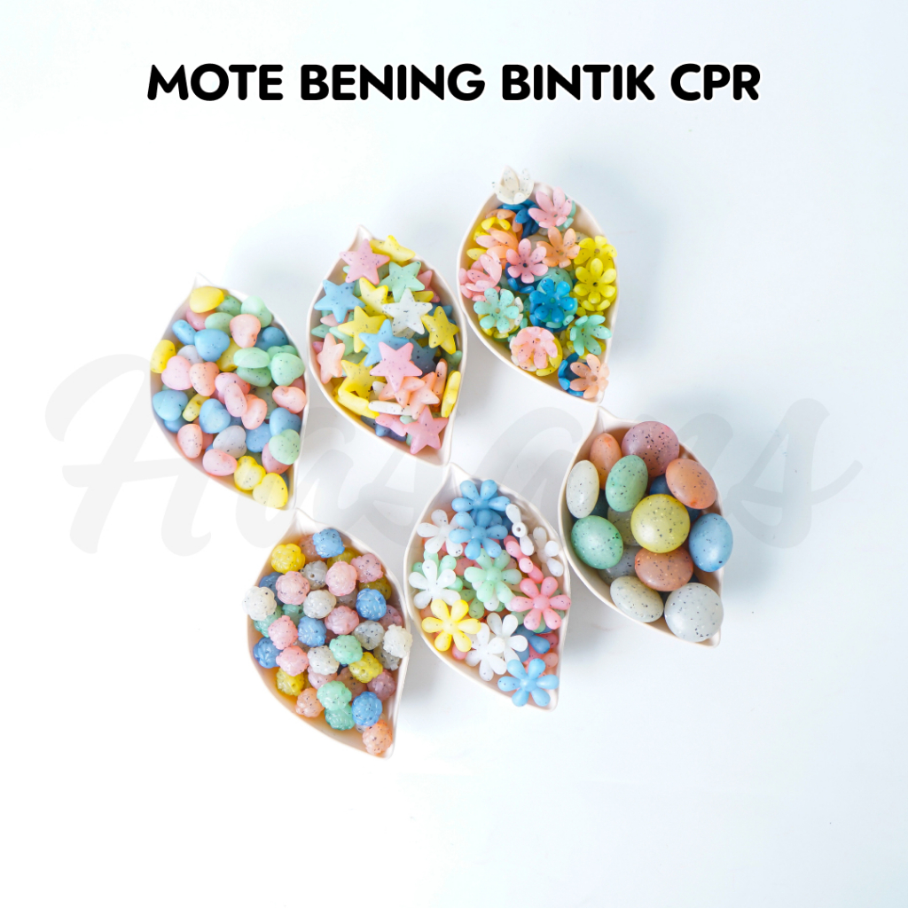 Jual Mote Bintik / Manik Bintik / Manik Aneka Bentuk Motif Bintik ...